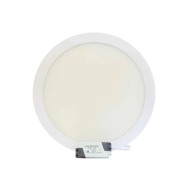 Luminária Led 32W Embutir Redondo Maxtel Branco Quente